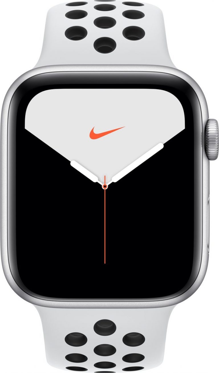 Apple Watch Series 5 Nike - Smartwatch - Zilver - 44mm - Smart Gear Compare