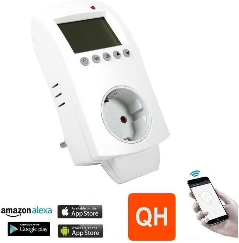 Wifi stopcontact thermostaat programmeerbare elektrische verwarming ...