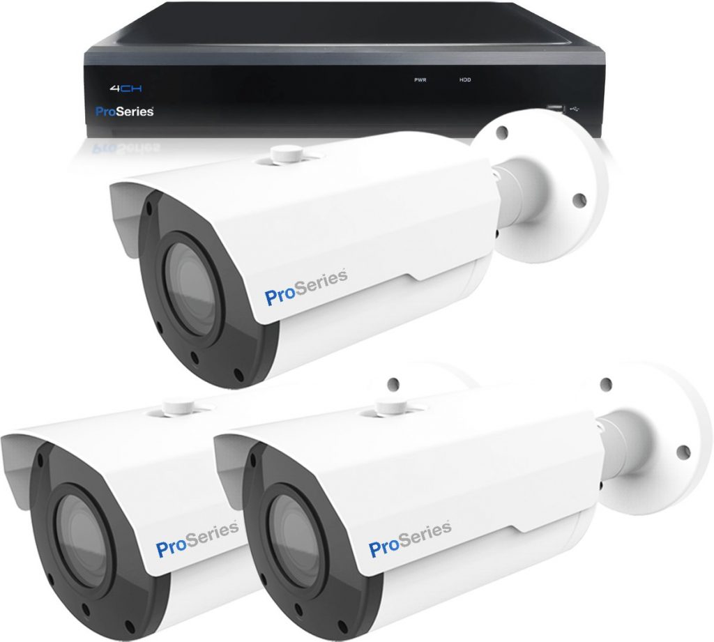 Beveiligingscamera set 3 x Sony Bullet camera 5MP 2K HD - Draadloos ...