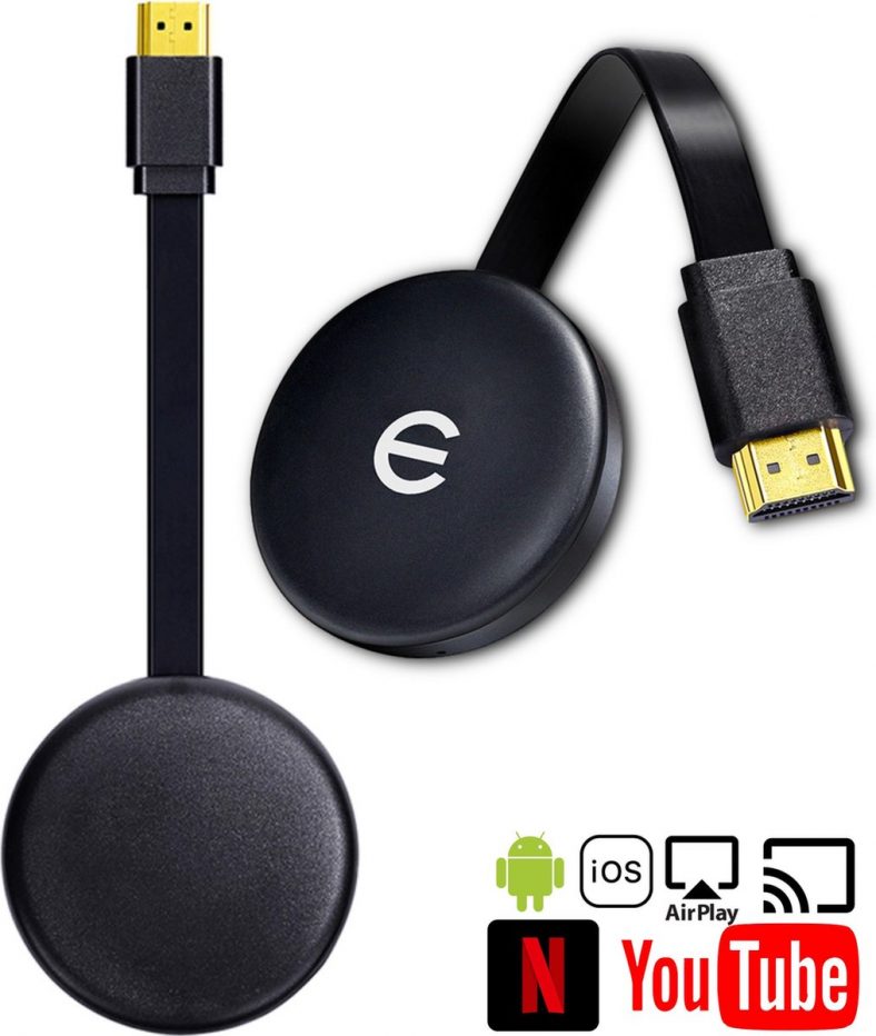 Chromecast - Media Streamer - Smart TV Dongle - Anycast - Full HD ...