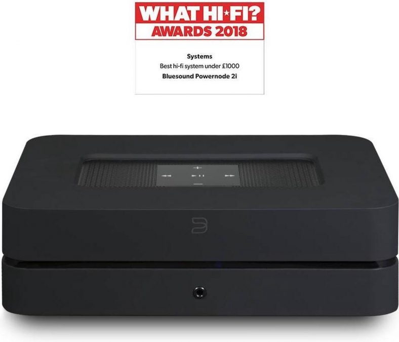 Bluesound Powernode 2i - Draadloze Muziek streamer met versterker - Zwart - Smart Gear Compare