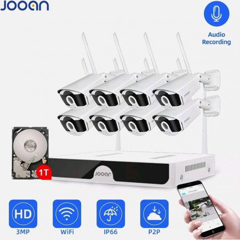 CCTV - Beveiligingscamera set met 8 Cameras Outdoor Buiten - Home ...