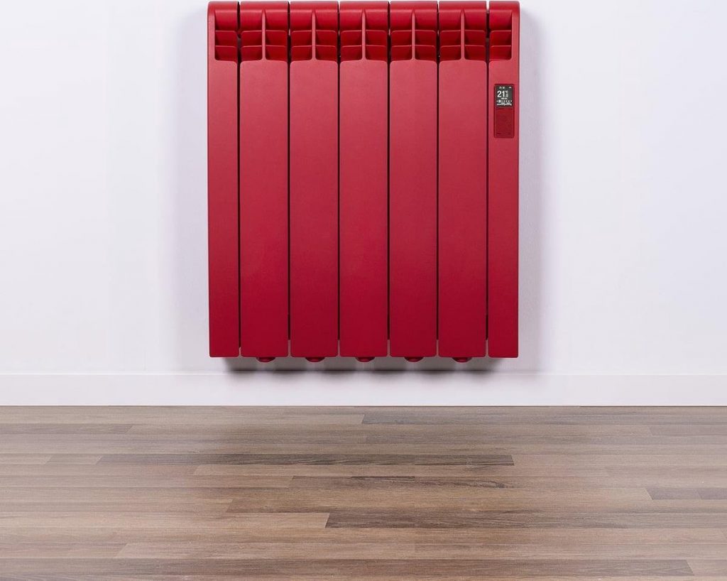 Elektrische Radiator Wifi Flame Red Design Line (RAL) - Smartcontrol ...