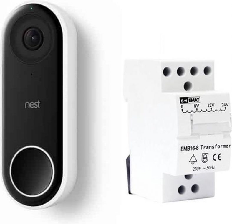 Google Nest Hello videodeurbel - Inclusief Transformator - Smart HOWM ...