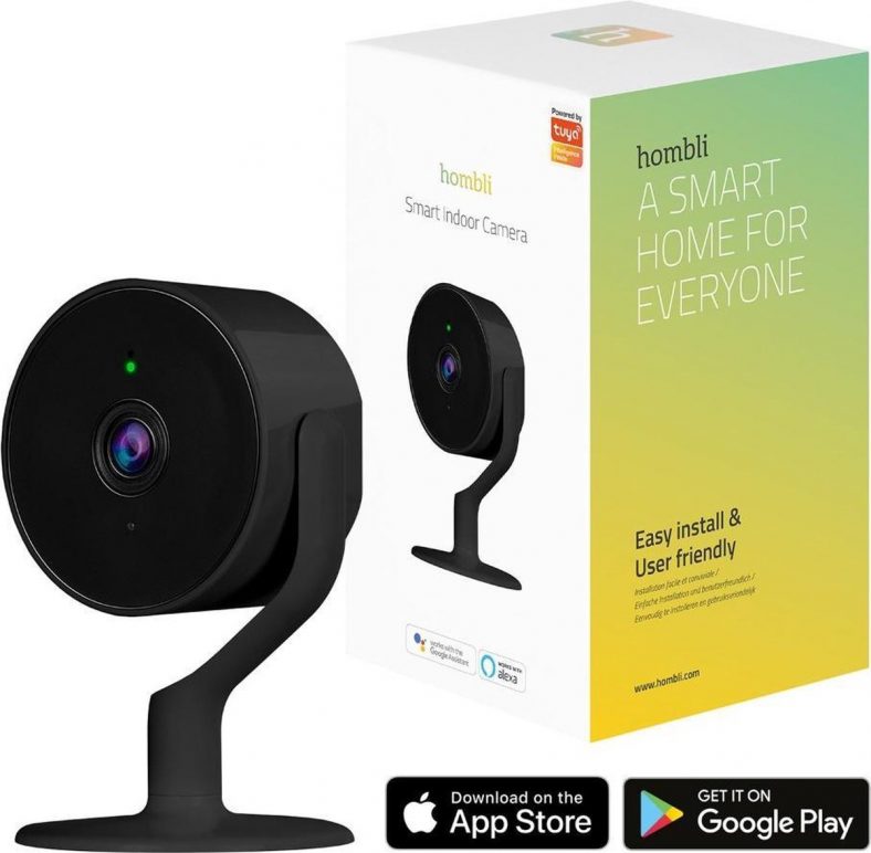 Hombli Slimme Indoor Beveiligingscamera met WiFi - Bewegingsdetectie ...