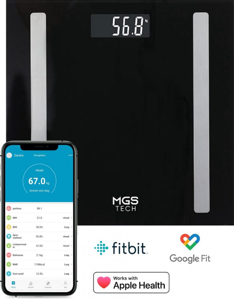 MGS Tech weegschaal app - Smart Gear Compare