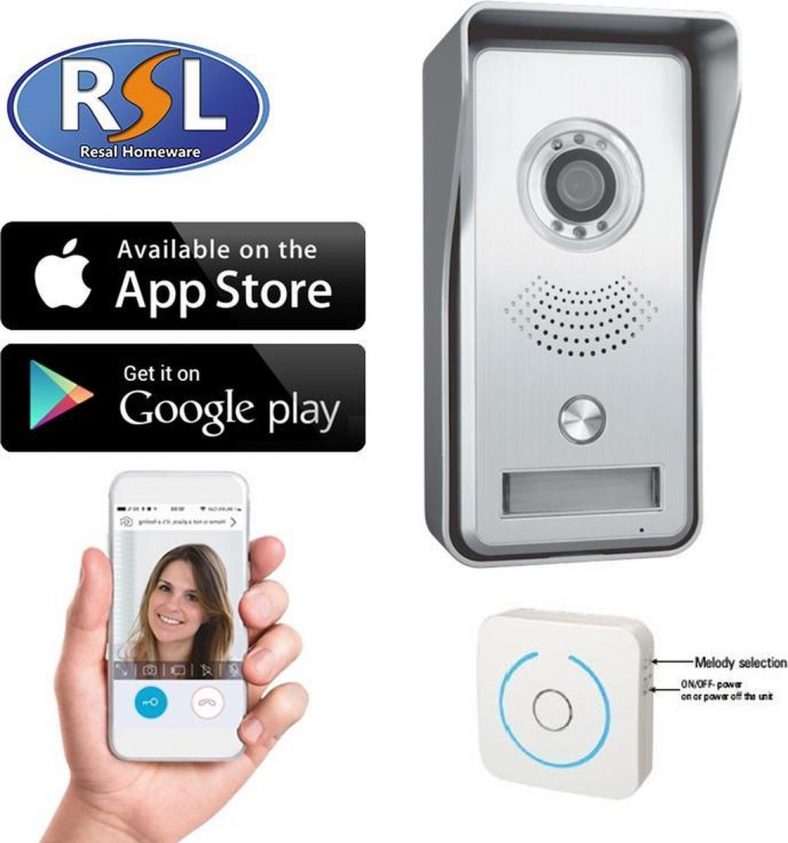 RSL Homeware RL-IP02C IP Video Deur Intercom - Camera met nachtzicht ...