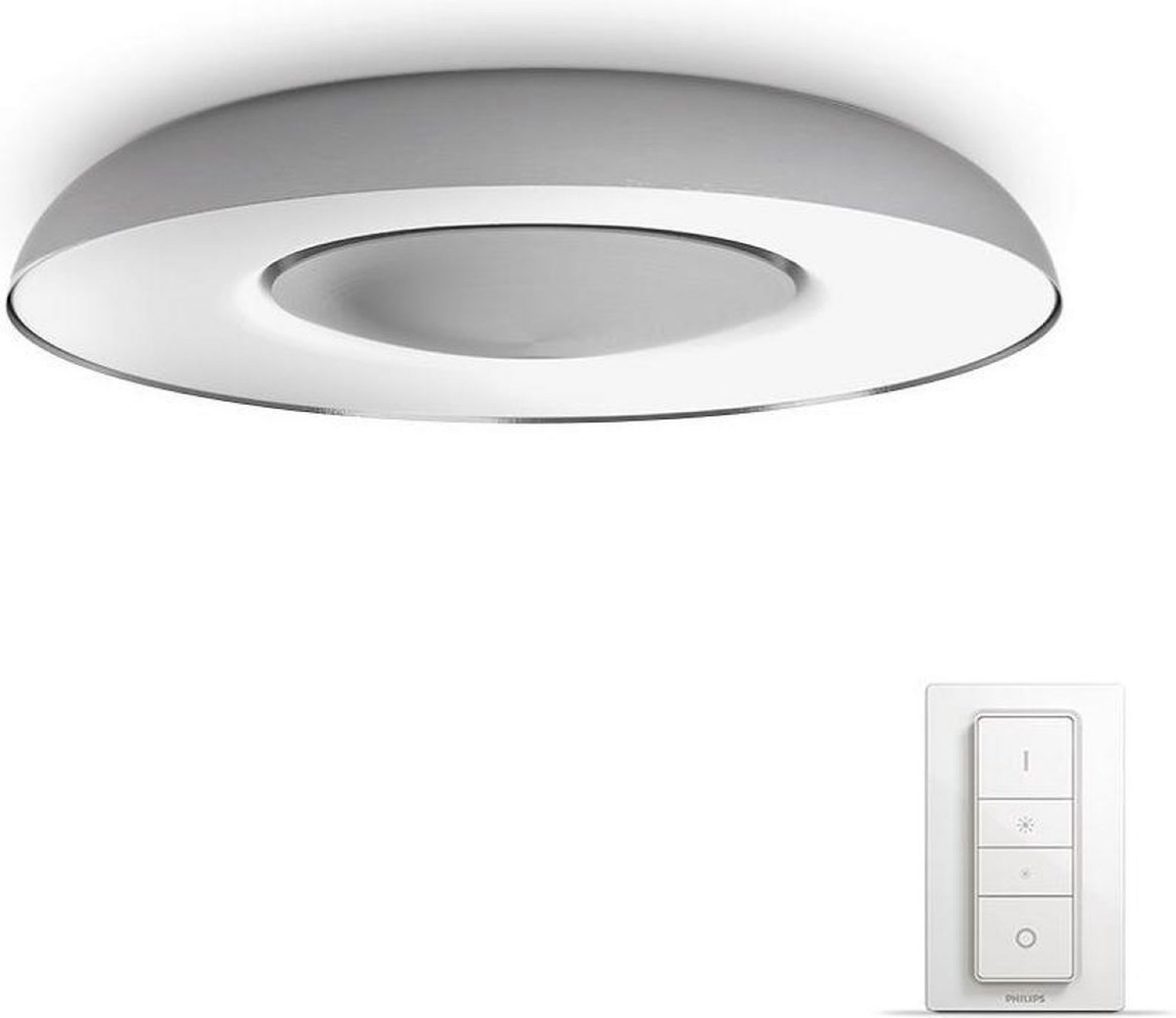 Philips Hue - Still Hue ceiling lamp aluminium 1x32W - White Ambiance ...