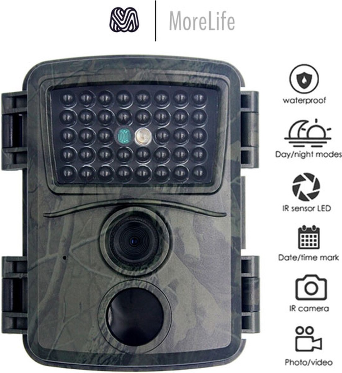 MoreLife® | PR600 Trail Camera | 12MP Wildlife Observatie Camera ...