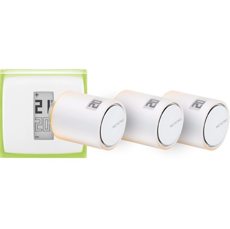 Netatmo Slimme Modulerende Thermostaat + 3 radiatorknoppen - Smart Gear ...
