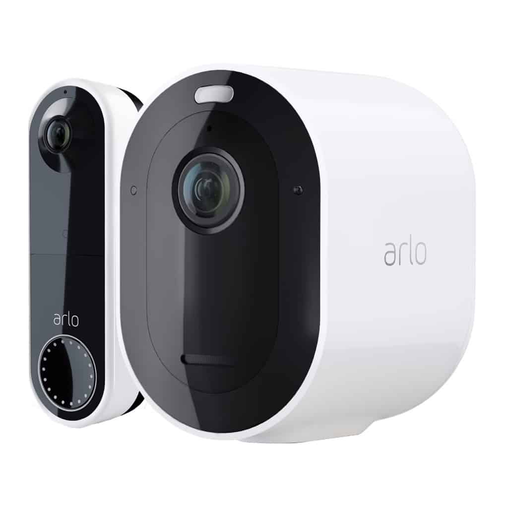 Arlo Ultra 2 4K Wit 4-Pack + Arlo Wire Free Video Doorbell Wit - Smart ...