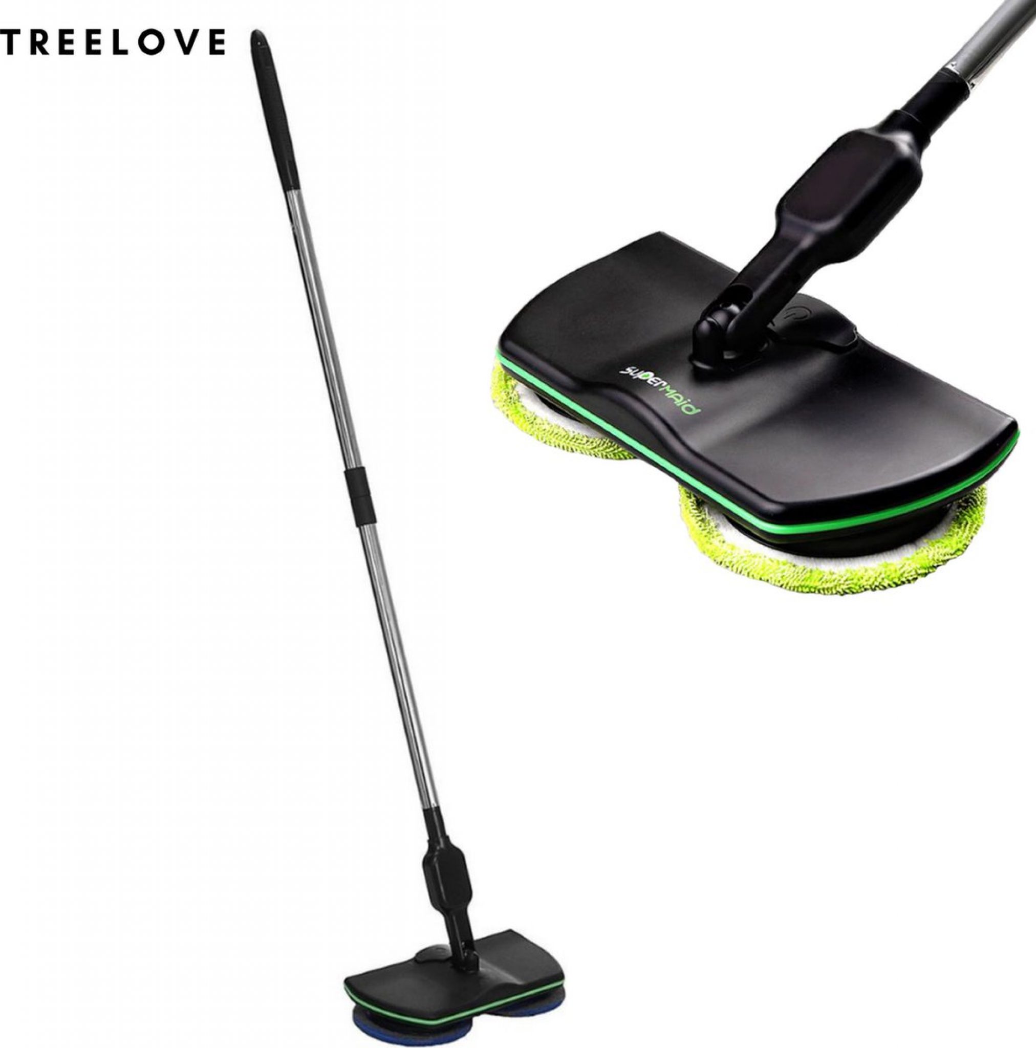 TreeLove Elektrische Vloerreiniger - Dweilapparaat - Draadloze ...