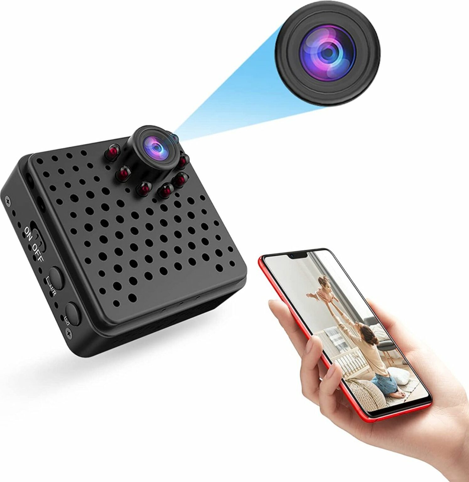 Mini camera - Verborgen camera - Spy camera - Mini camera wifi met app ...