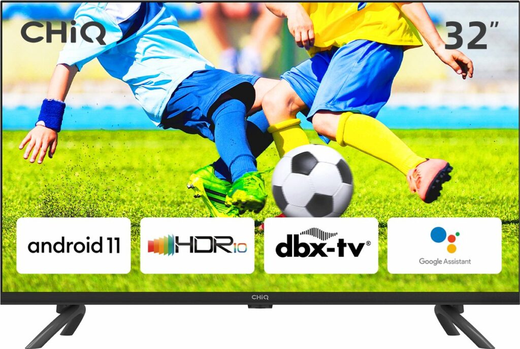 CHiQ 32-inch Frameless Smart Android 11-tv, HDR10, dbx-tv, Quad-core CPU, Wi-Fi, Bluetooth5.0 ...
