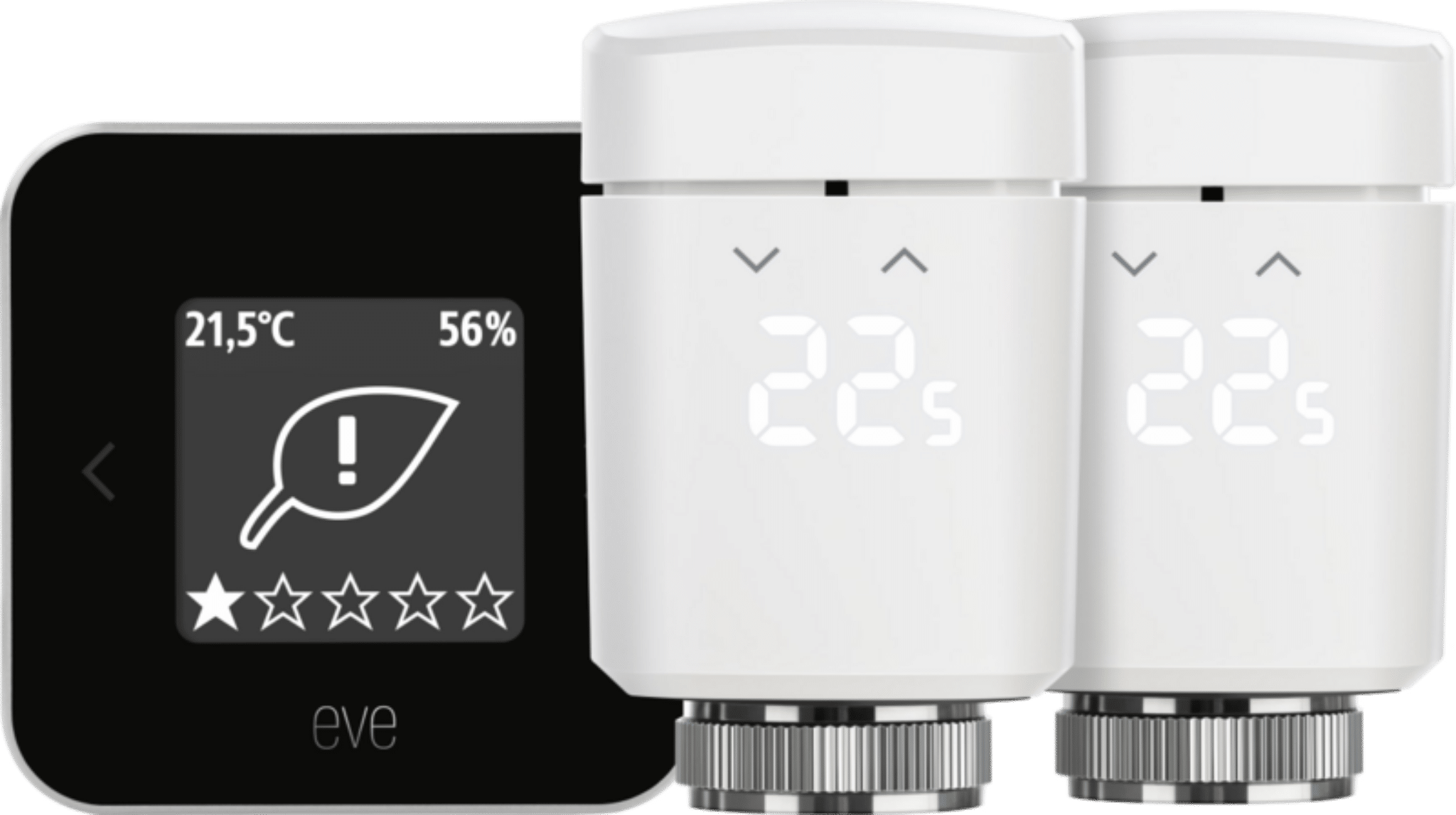 EVE Room + Thermo Slimme Thermostaat Duo-Pack - Smart Gear Compare